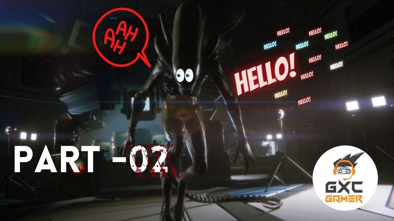 FIRST ALIEN ENCOUNTER Alien Isolation Gameplay Walkthrough Part 2 GXC ...