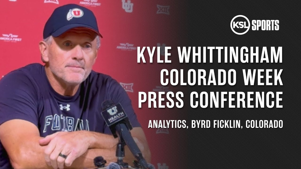 Kyle Whittingham Colorado Week Press Conference - YouTube