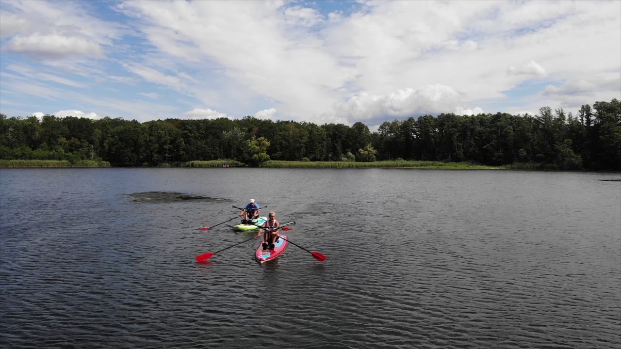 rowing forward on a stand up paddle board - YouTube