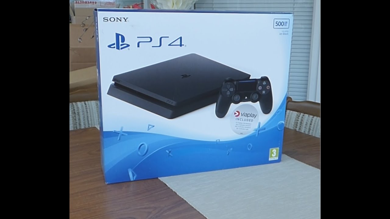 PS4 Slim Unboxing - YouTube