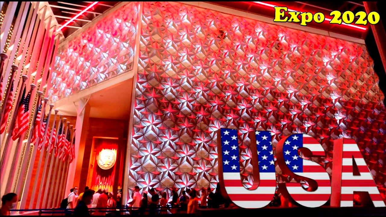 USA Pavilion Expo 2020 | Inside Complete Tour | Piece of Moon, SpaceX ...