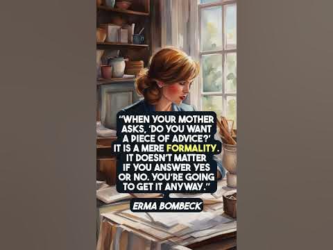 012 When your mother asks Erma Bombeck - YouTube
