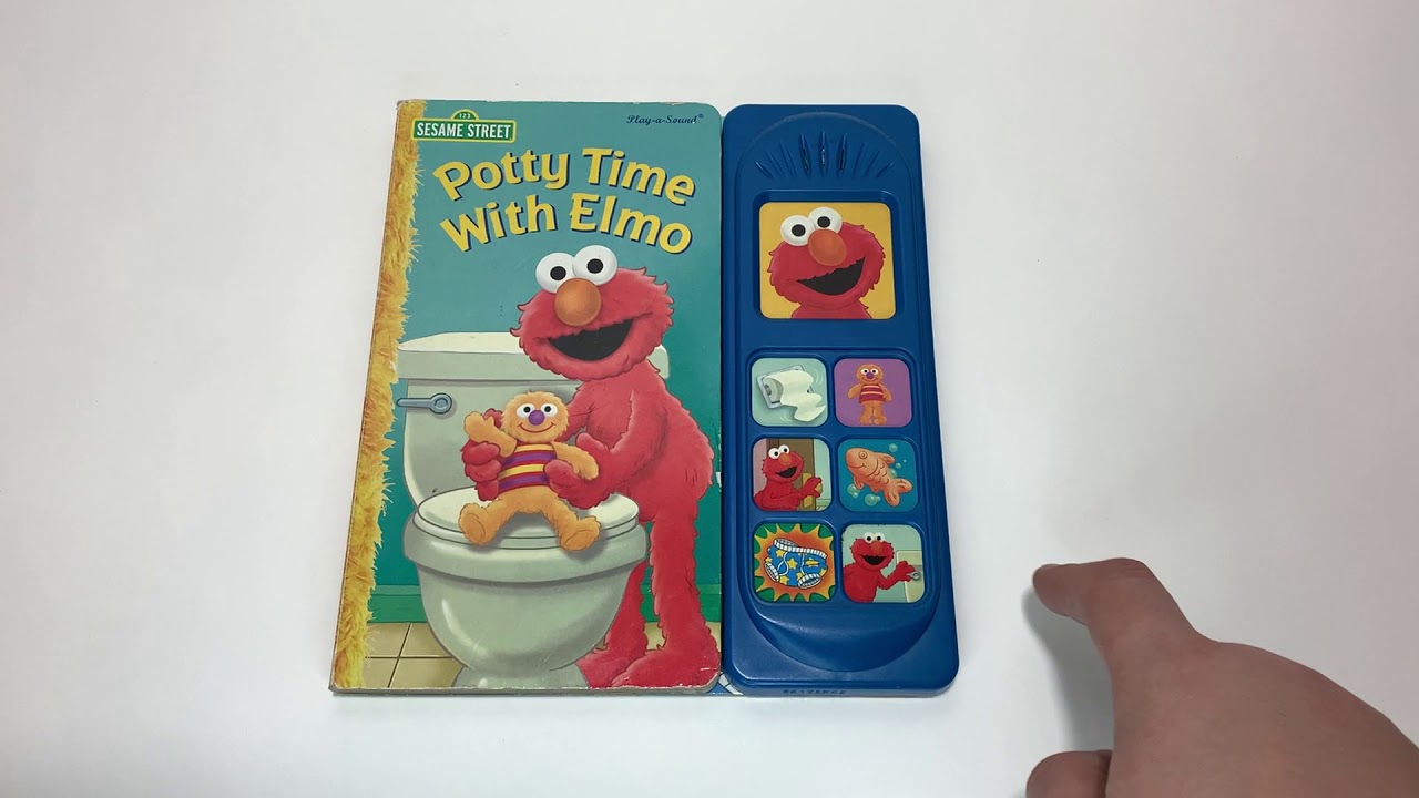 Play-a-Sound POTTY TIME With ELMO Sesame Street Board Book for Children ...