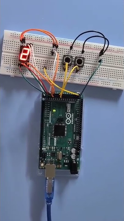 AVR 명령어로 7segment 제어 - YouTube