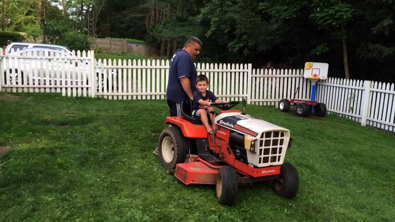 1975 Simplicity 7016 System Hydro Briggs 16hp JRA - YouTube