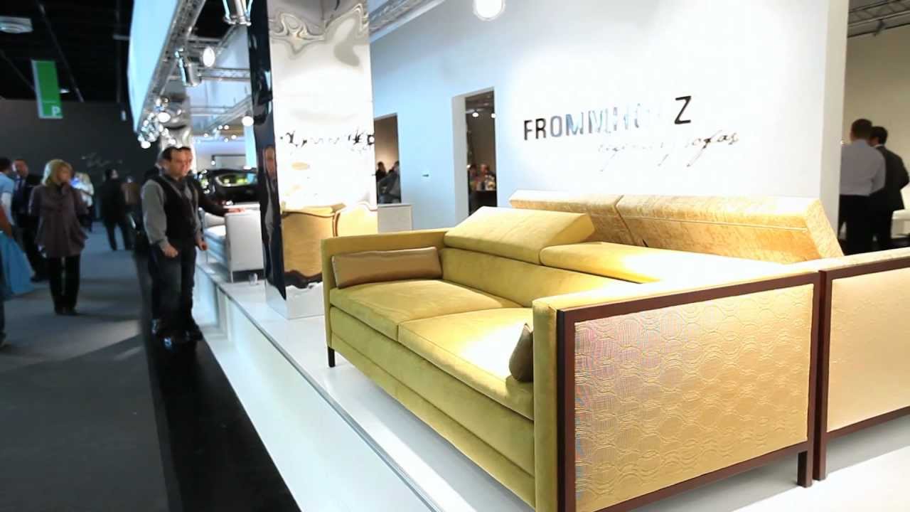 FROMMHOLZ legendary sofas - imm cologne 2012 - YouTube
