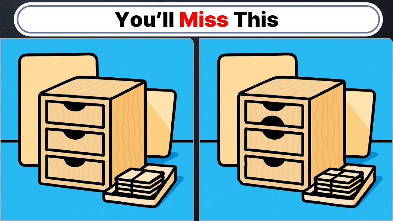 🔍🧩Find 3 Difference |You’ll Miss This 🔍🧩|SPOT IN SECONDS - YouTube