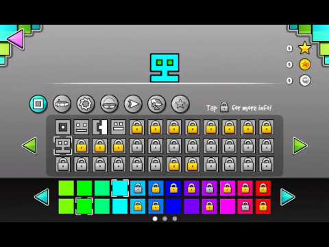 Como hacer y poner un skin en Geometry dash - YouTube