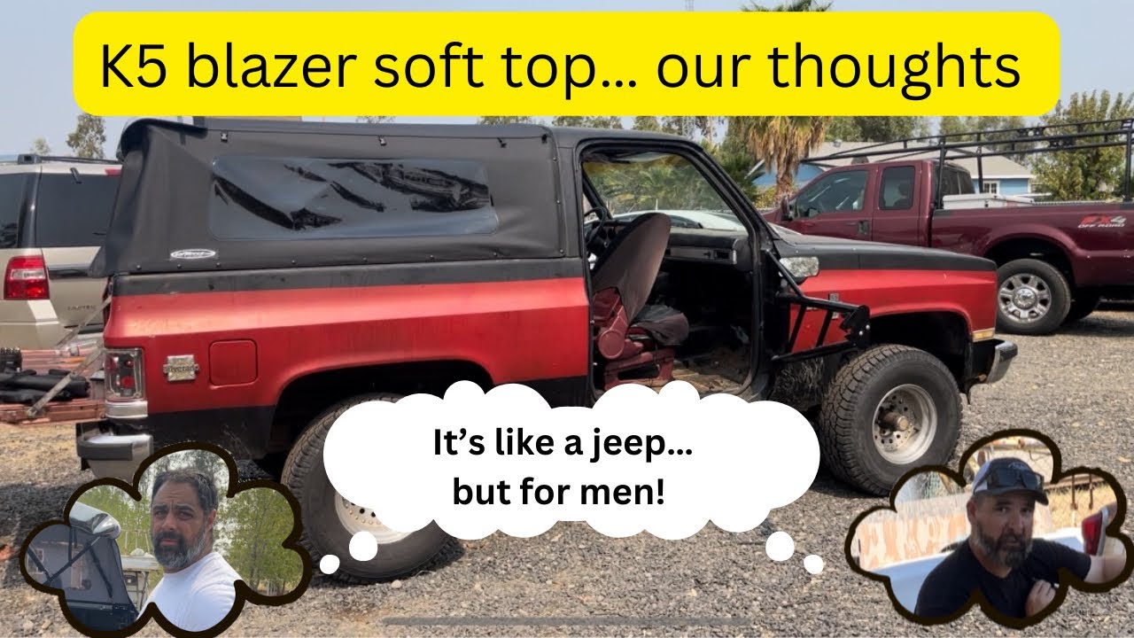 88 k5 blazer soft top by two morons. - YouTube