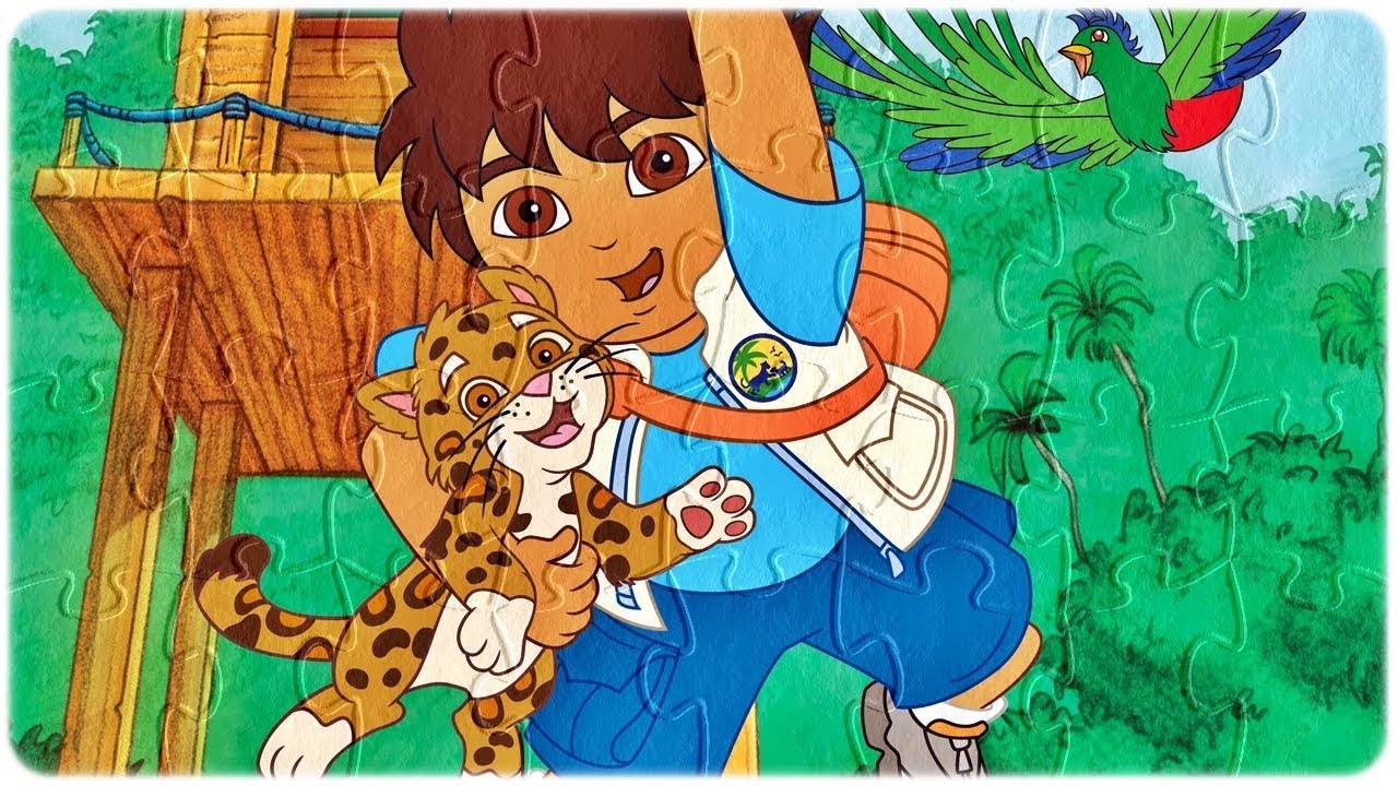 Go, Diego, Go! Jaguar Puzzles | Puzzle Games for Kids - YouTube