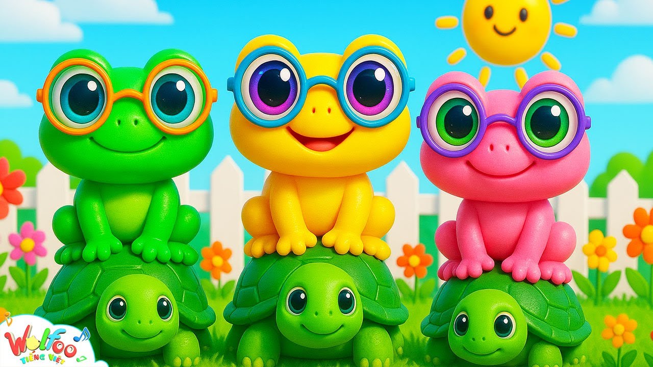 Mở Bài Hát KÌA CHÚ LÀ CHÚ ẾCH CON Bé Háo Hứng Nhảy Tưng Bừng - Nhạc ...