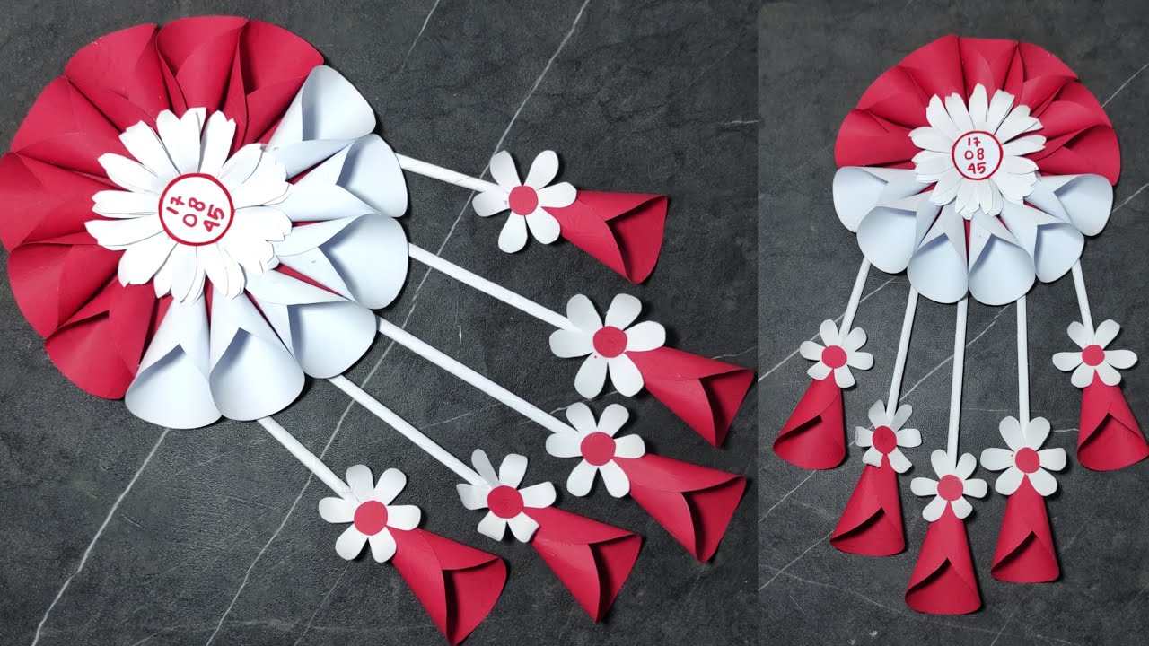 Easy Paper Wall hanging Ideas / Wall Hanging Design Ideas Easy - YouTube