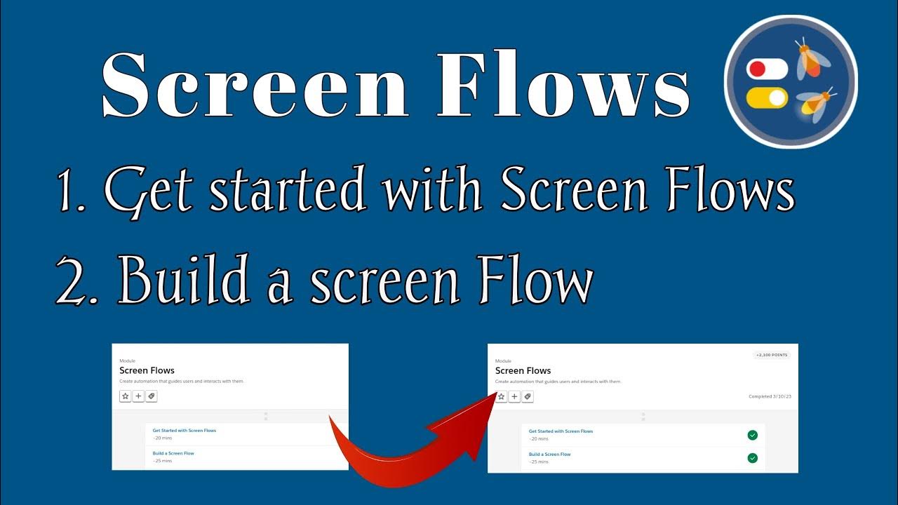 Screen flows| Build a screen Flow|Get started with Screen Flows - YouTube
