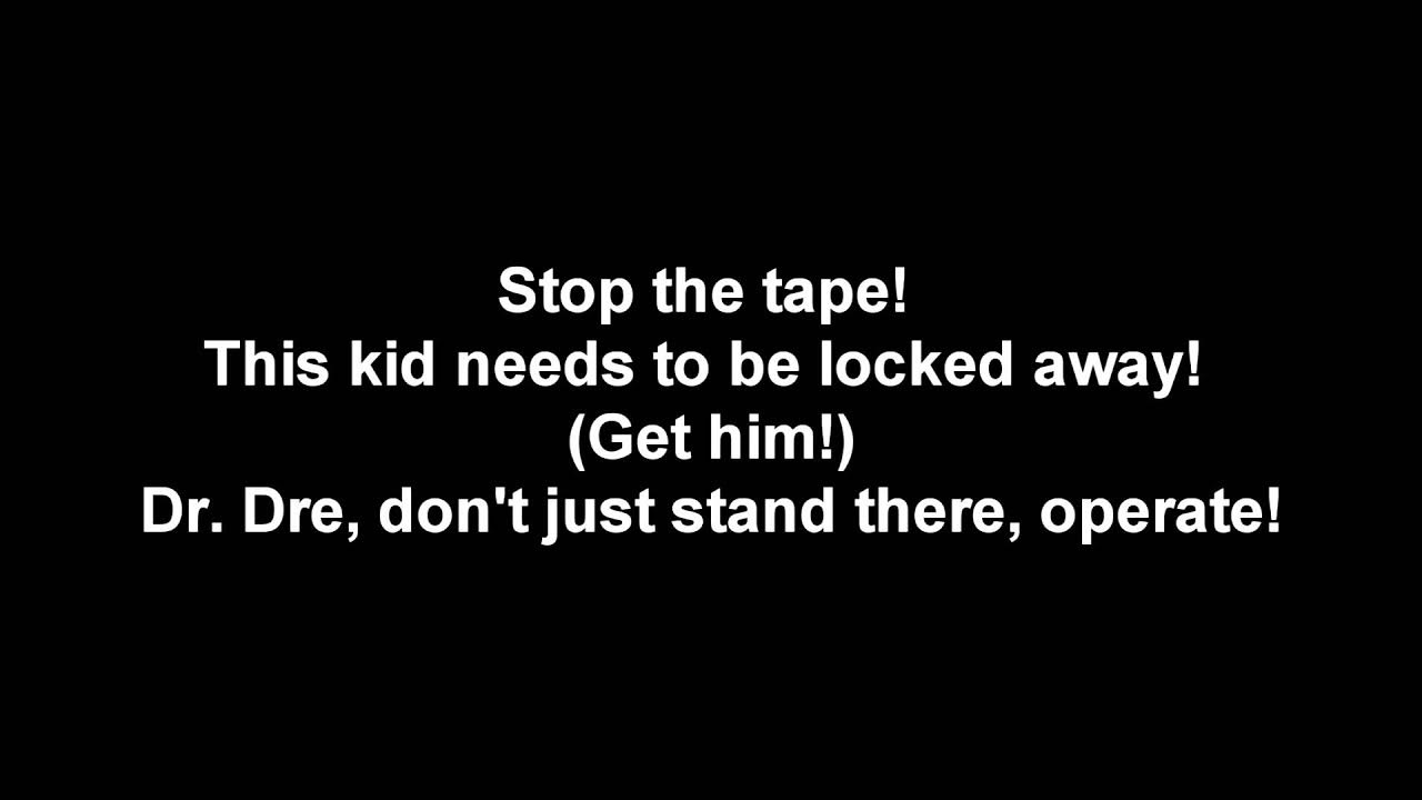 Eminem - My name is Lyrics - YouTube