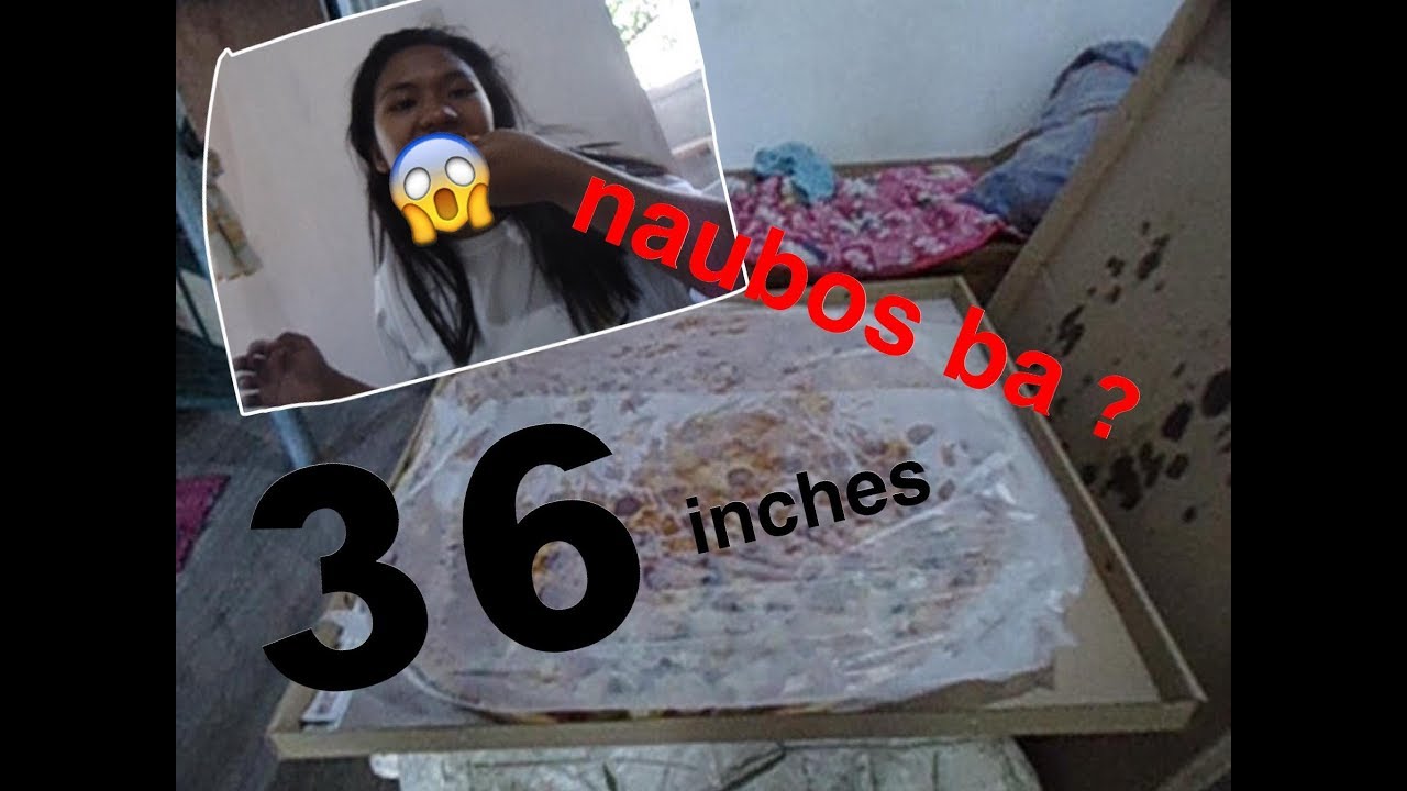 36 inches PIZZA (UBOS?) - YouTube