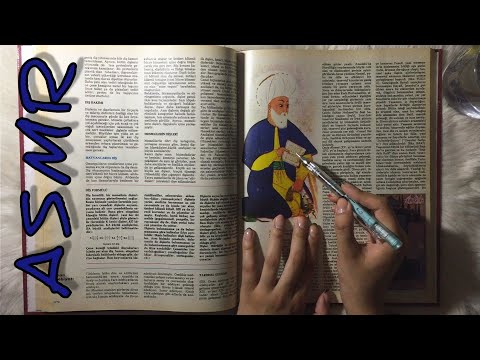 Anlaşılmayan fısıltıyla ansiklopedi inceliyoruz / Türkçe ASMR / El hareketleri / Trigger
