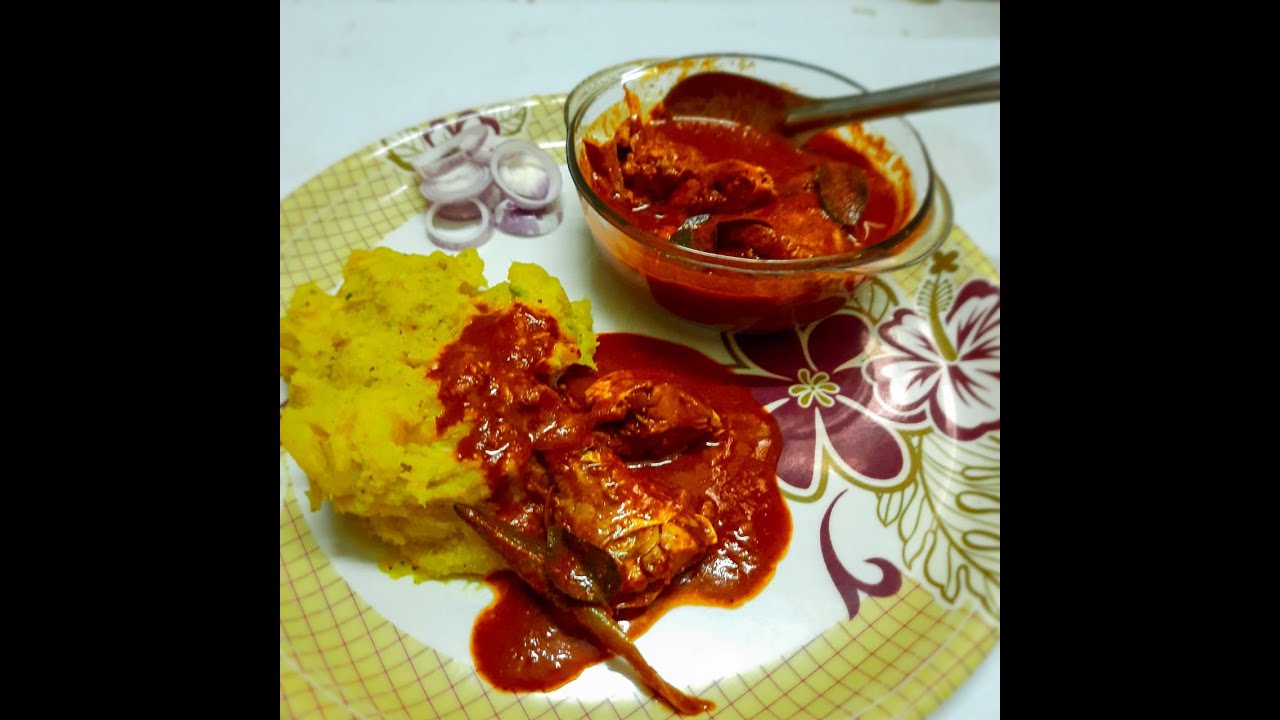 Tapioca and Pink Perch Fish curry || Kappayum || Killimeen curry ...