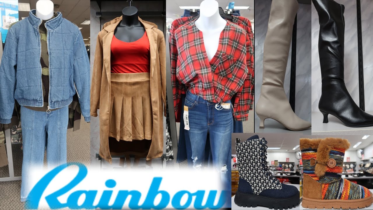 RAINBOW: NEW BOOTS & CLOTHING FINDS - YouTube