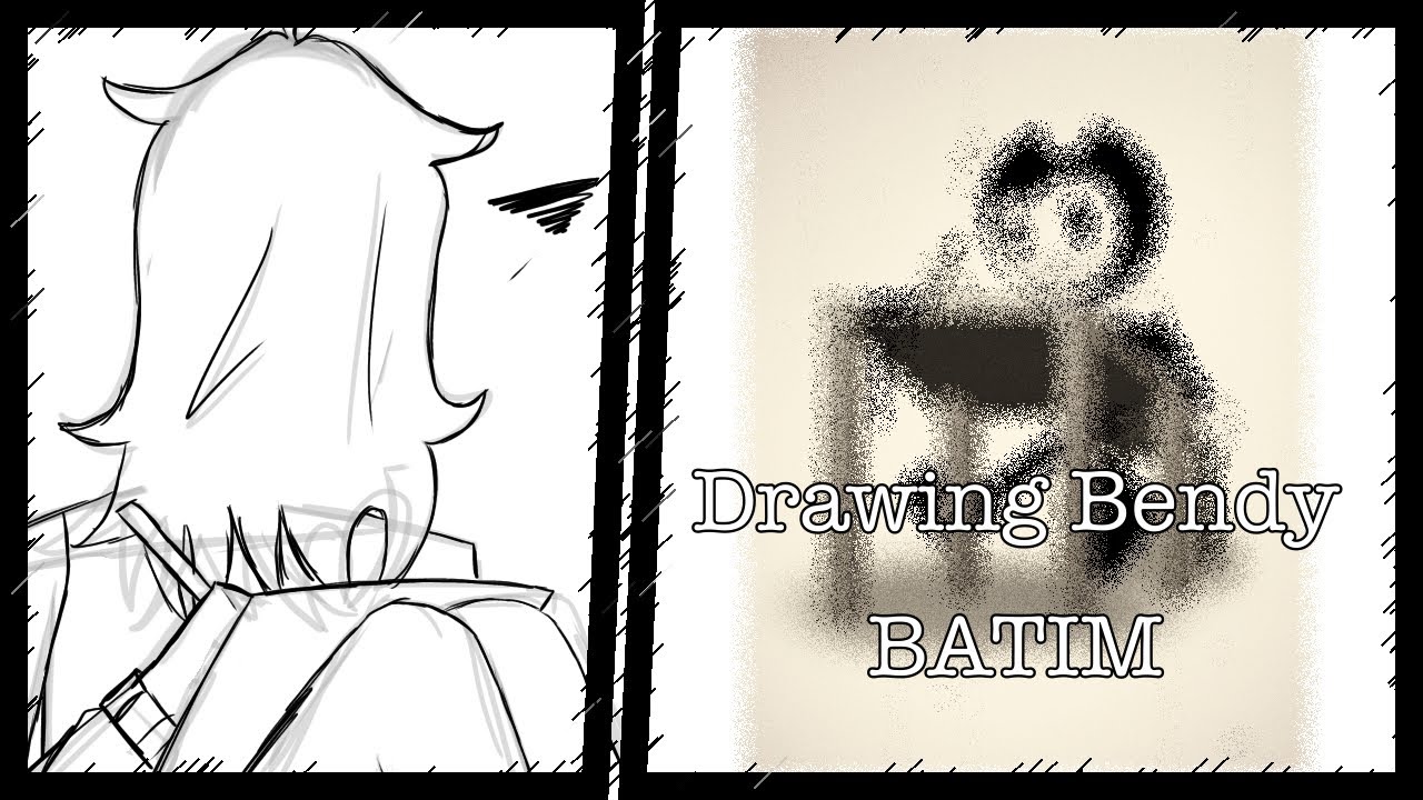 Drawing Bendy // BATIM speedpaint - YouTube