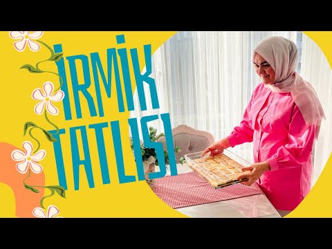Pratik şerbetli İrmik Tatlısı Tarifi / Çizik İrmik tatlısı / Ev Temizliği Vlog