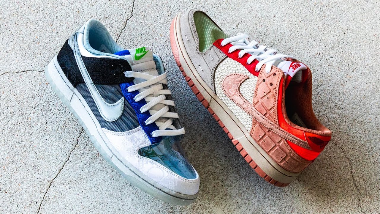 Nike dunk low what the clot on foot review! Trash or gas? - YouTube