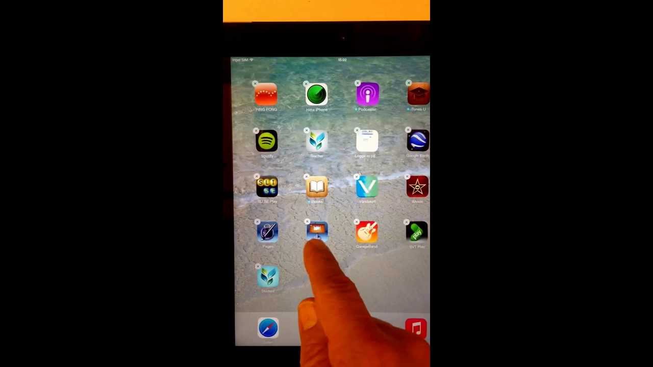 Skapa mapp på iPad - YouTube
