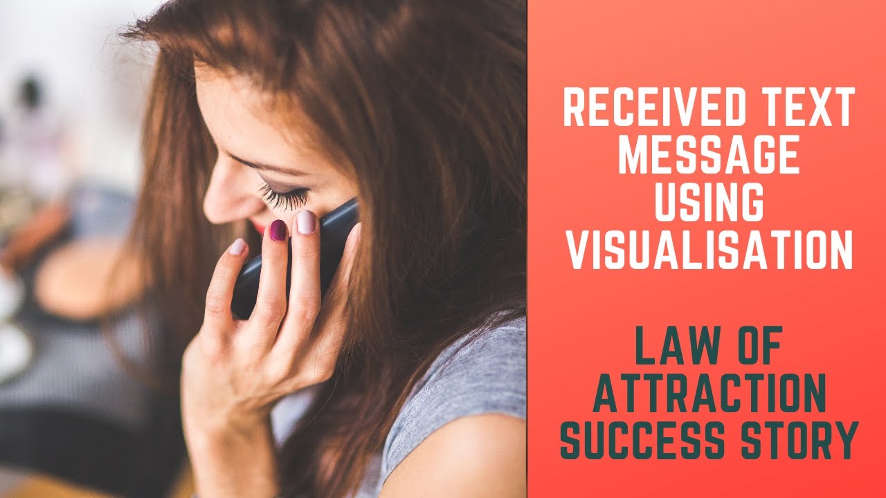 Received Text Message Using Visualisation | Law Of ...
