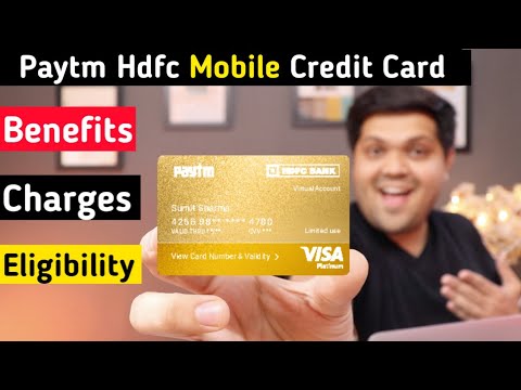 Paytm Hdfc Mobile Credit Card Full Details | Review | Benefit ...