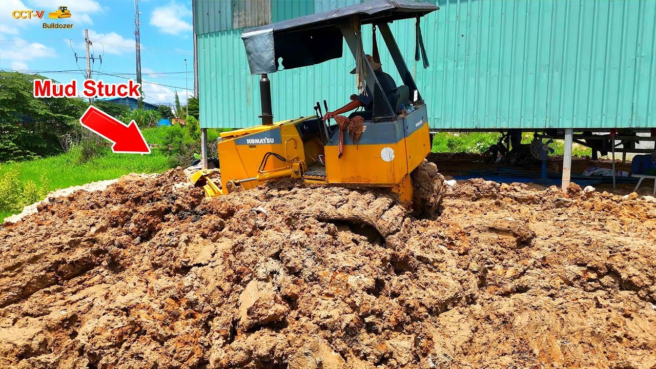 Unlucky Today! Bad Mud Stuck Bulldozer I've Ever Seen, Recovered by ...