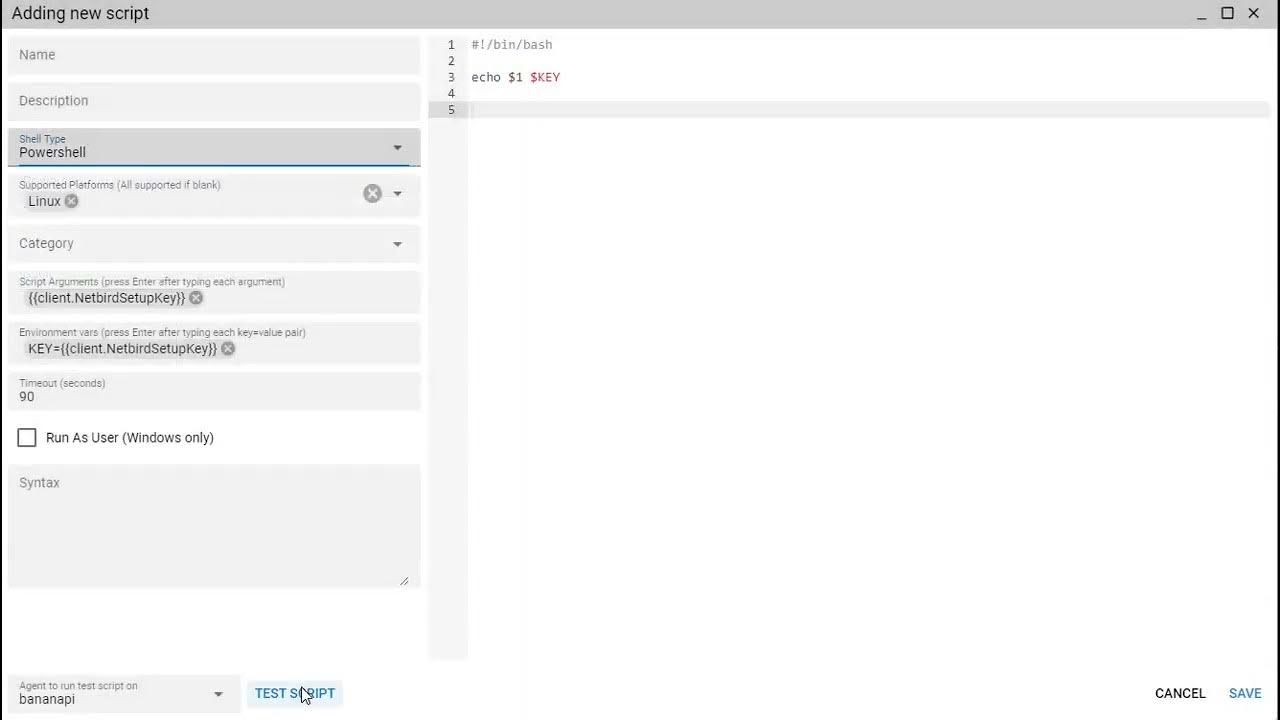 Tactical RMM - Script Arguments and Environment variables - YouTube