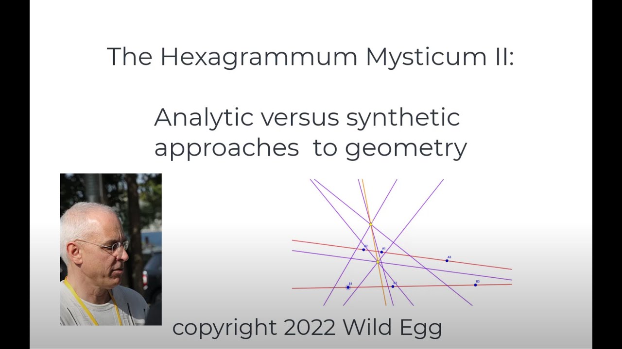 Analytic versus synthetic approaches to geometry | Hexagrammum Mysticum ...