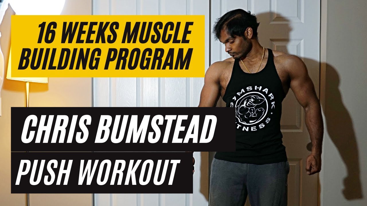 CHRIS BUMSTEAD chest & triceps workout DAY 11 | Push day w/ @Chris ...