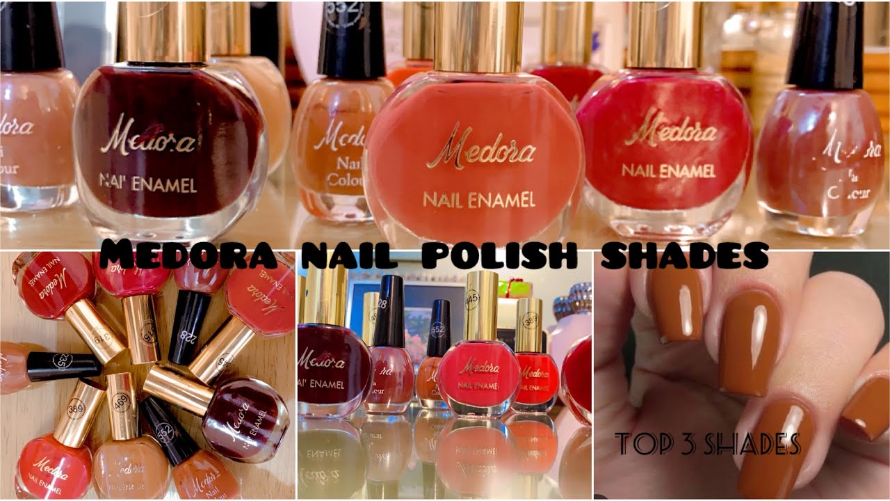 Medora nail polish colours with number// must haves nail paints 💅🏻 ️my ...
