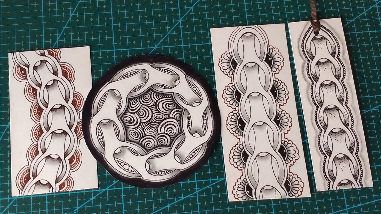 Tangle Art Kith n Kin | Reyyans Creation - YouTube