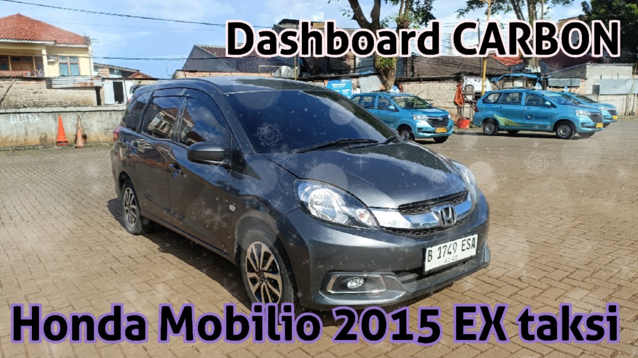 Pusat Mobil EX Taksi || Honda Mobilio 2015 dashboard custom carbon ...