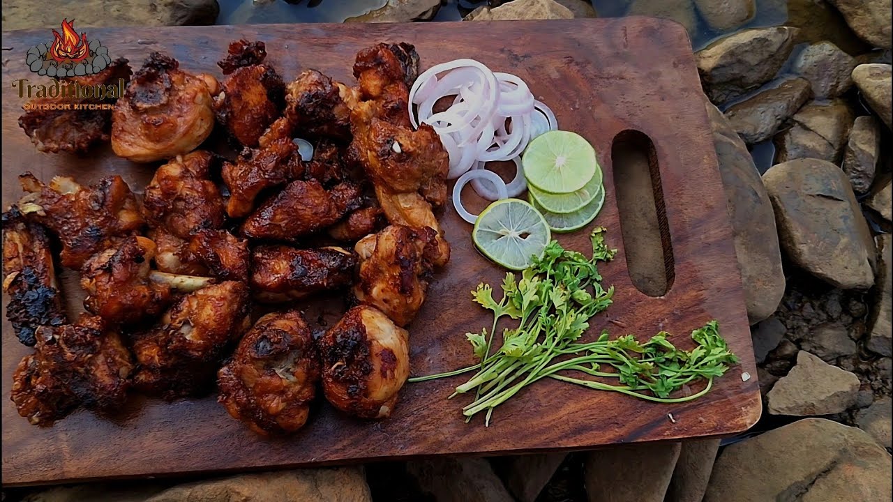 🔥Spiciest Red Chicken Fry : With Mint & Coriander Flavours - YouTube