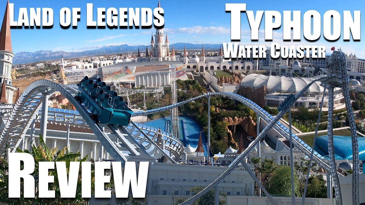 [Review] Typhoon Coaster | The Land of Legends | Intamin Water Coaster ...