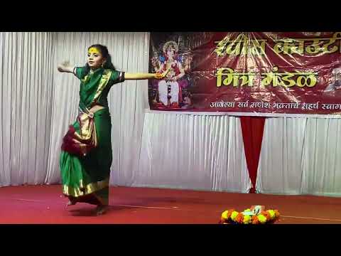Gondhal by Aaradhya | Gondhal | Marathi song solo dance - YouTube