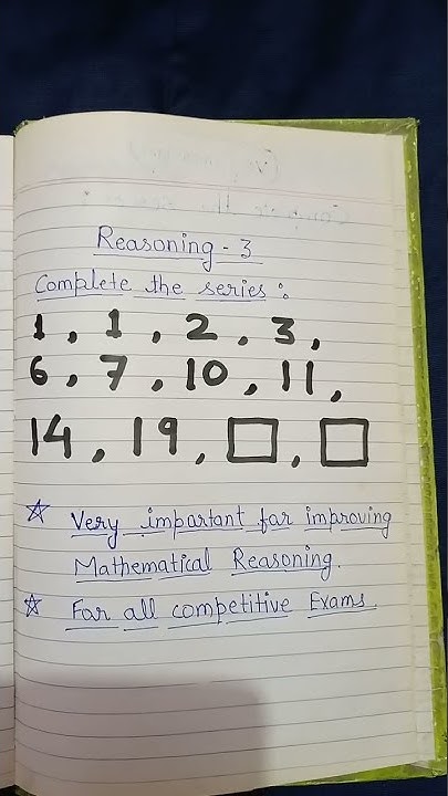 Reasoning -3 - YouTube