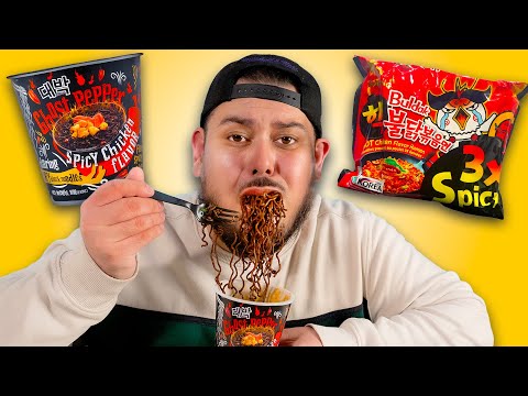 I ate even SPICIER Noodles