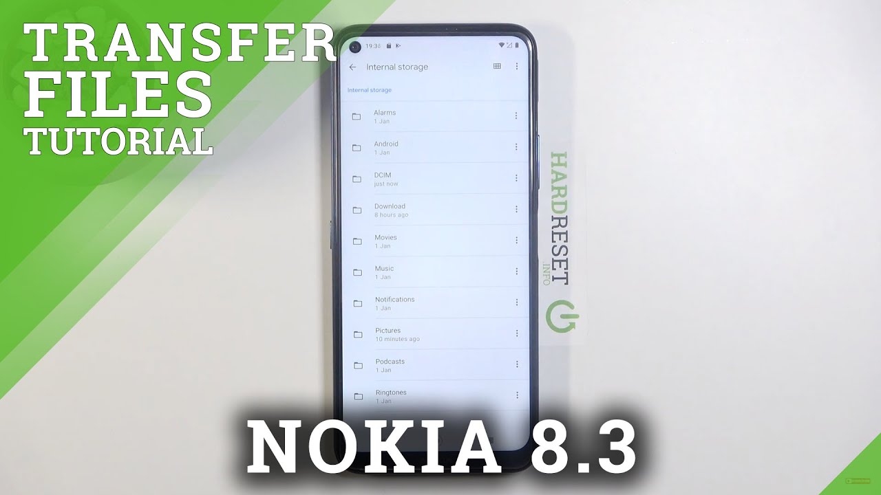 How to Transfer Files on NOKIA 8.3 – Move Data - YouTube