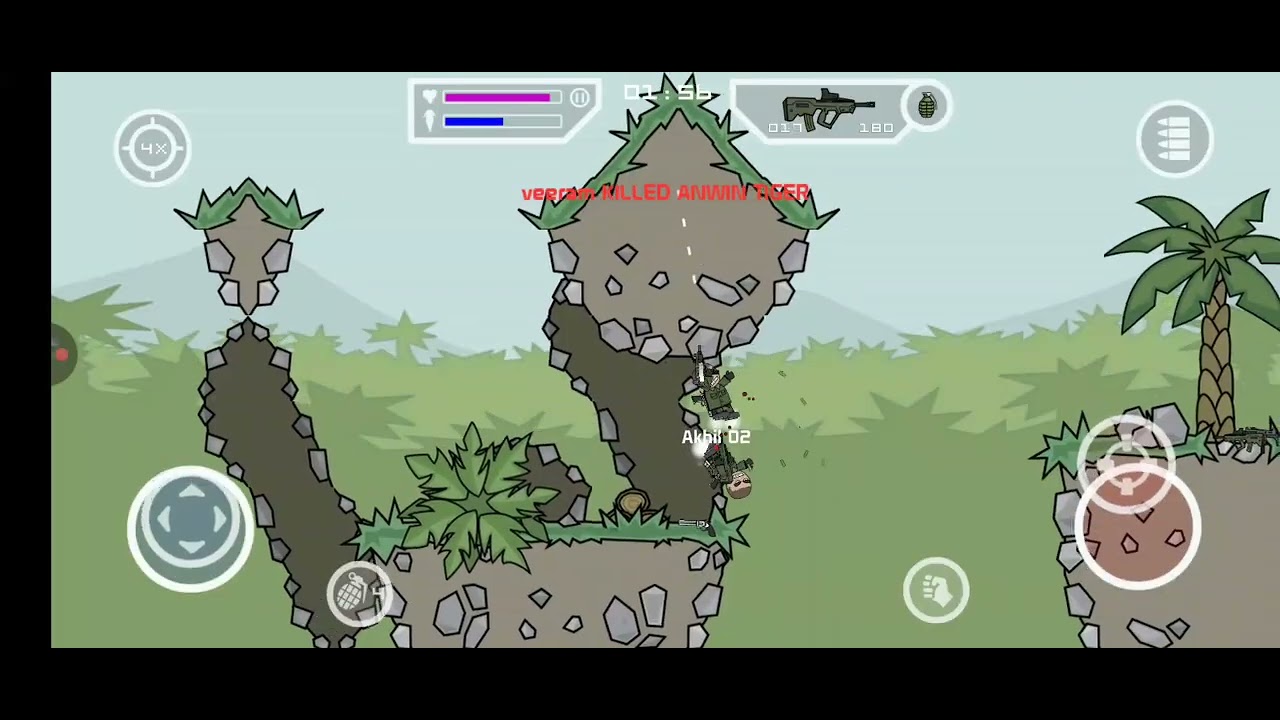 finally i came back in mini militia. Mini outpost map ep -7 #games # ...