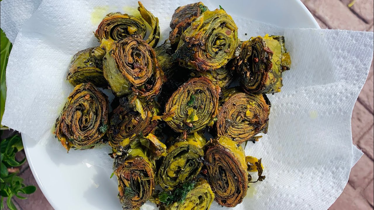Tried making Patra(arvi patta) for the first time, A very old and ...