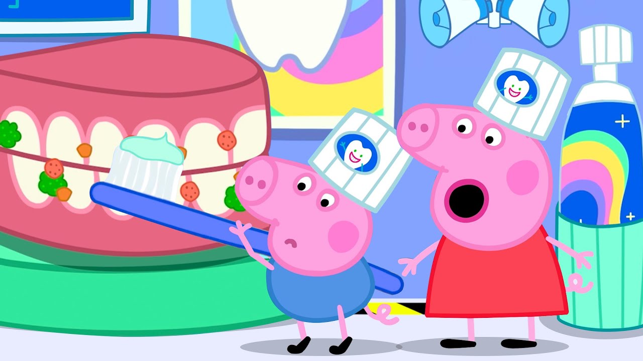 GIANT Teeth!! ⭐️ Family Kids Cartoons 🐽 We Love Peppa Pig Tales - YouTube