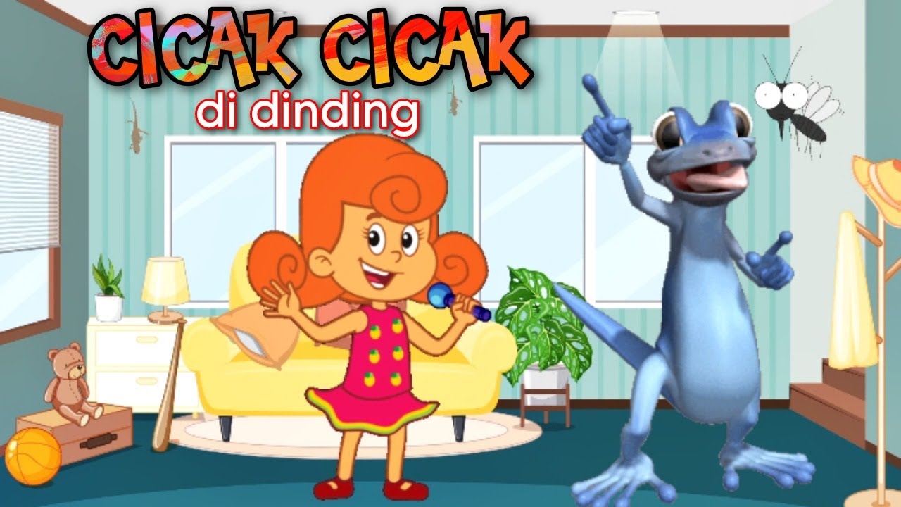 Cicak Cicak di Dinding cartoon version | Lagu Anak Indonesia Populer ...