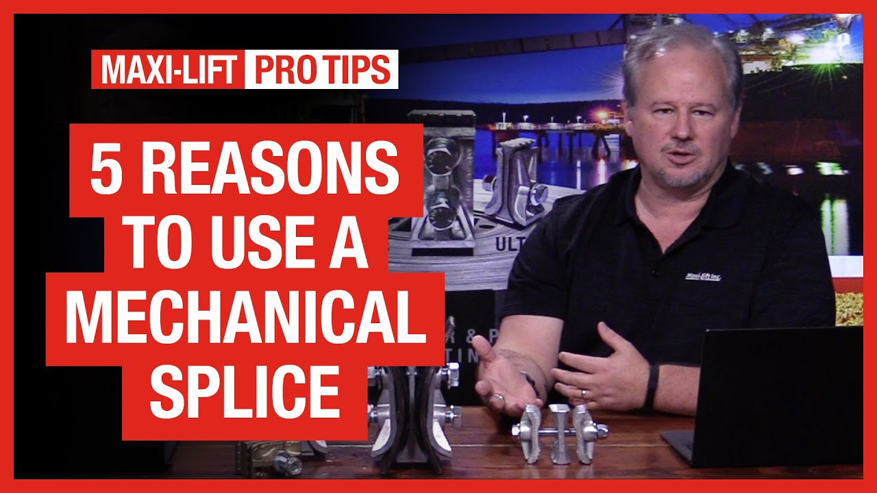 MAXI-LIFT Pro Tips - 5 Reasons to Use a Mechanical Belt Splice - YouTube