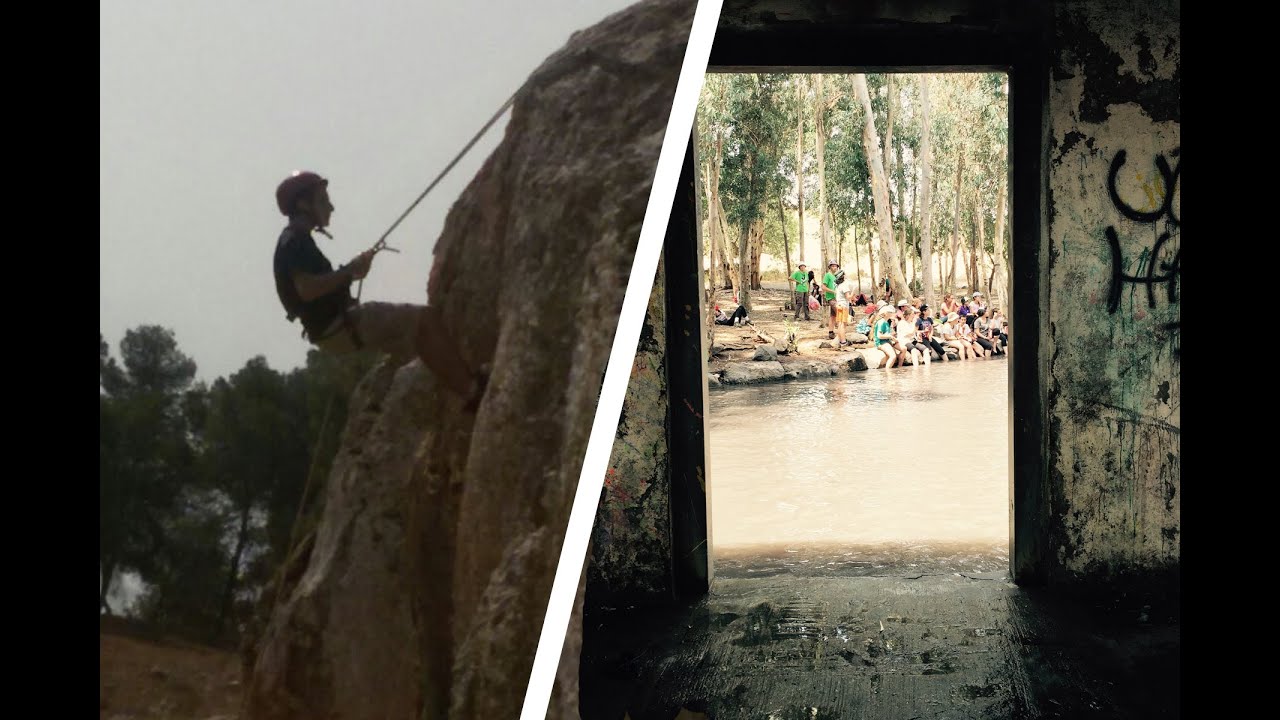 Repelling off a Cliff - YouTube