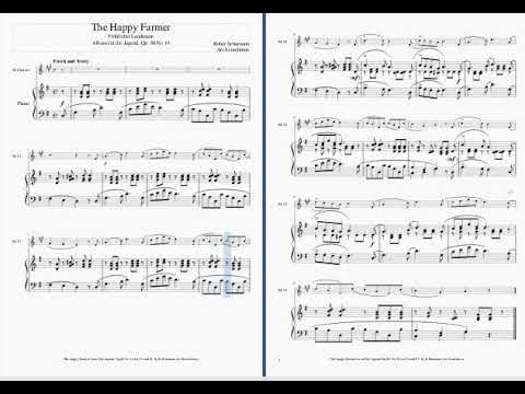 The_Happy_Farmer_by_Robert_Schumann_for_Cl_and_Pf - YouTube