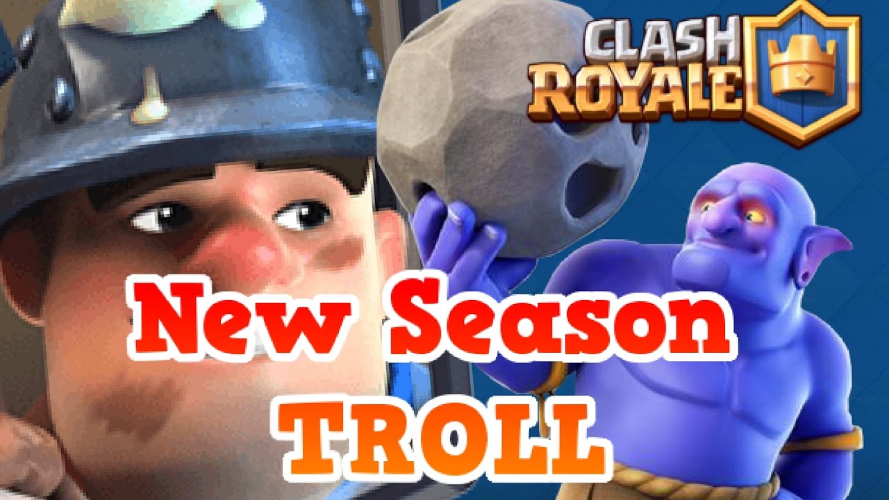 Clash Royale: New Season Troll Bowler Deck - Live Battles - YouTube