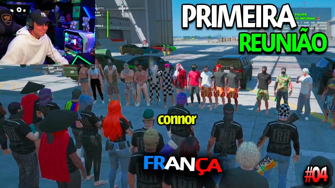 CONNOR na PRIMEIRA REUNIÃO com os CHEFES das FAC's !! GTA RP - YouTube